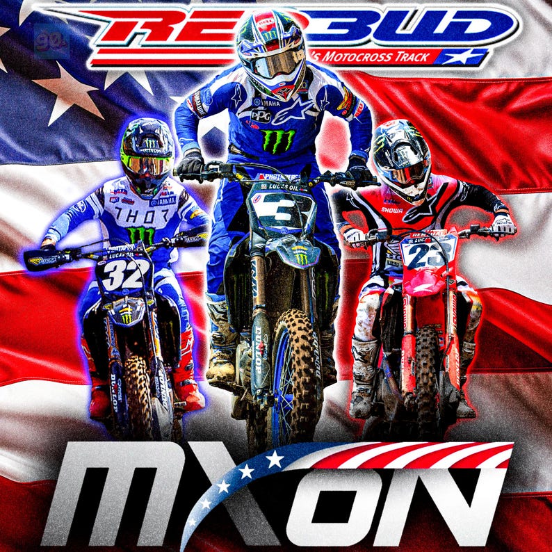 2022 Motocross of Nations Poster (eli Tomac, Chase Sexton, Justin ...