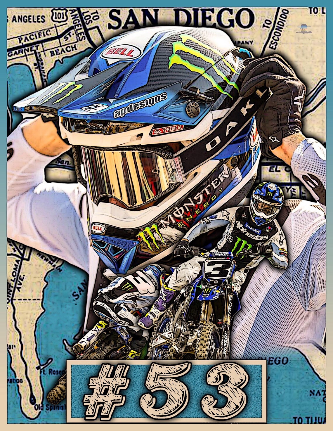 Eli Tomac Supercross Win #53 Poster - Etsy