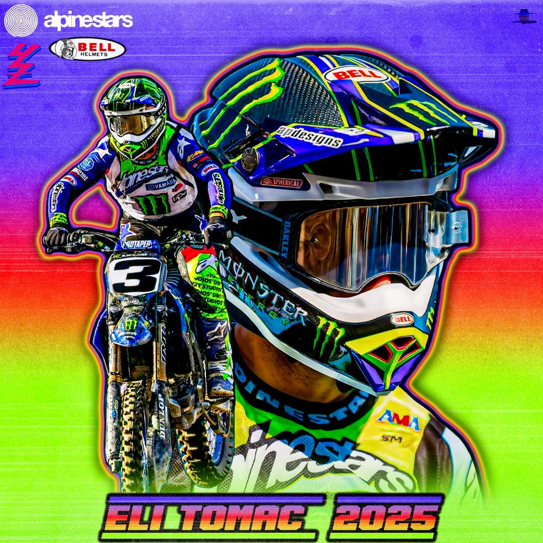 Eli Tomac 2025 Supercross Poster - Etsy