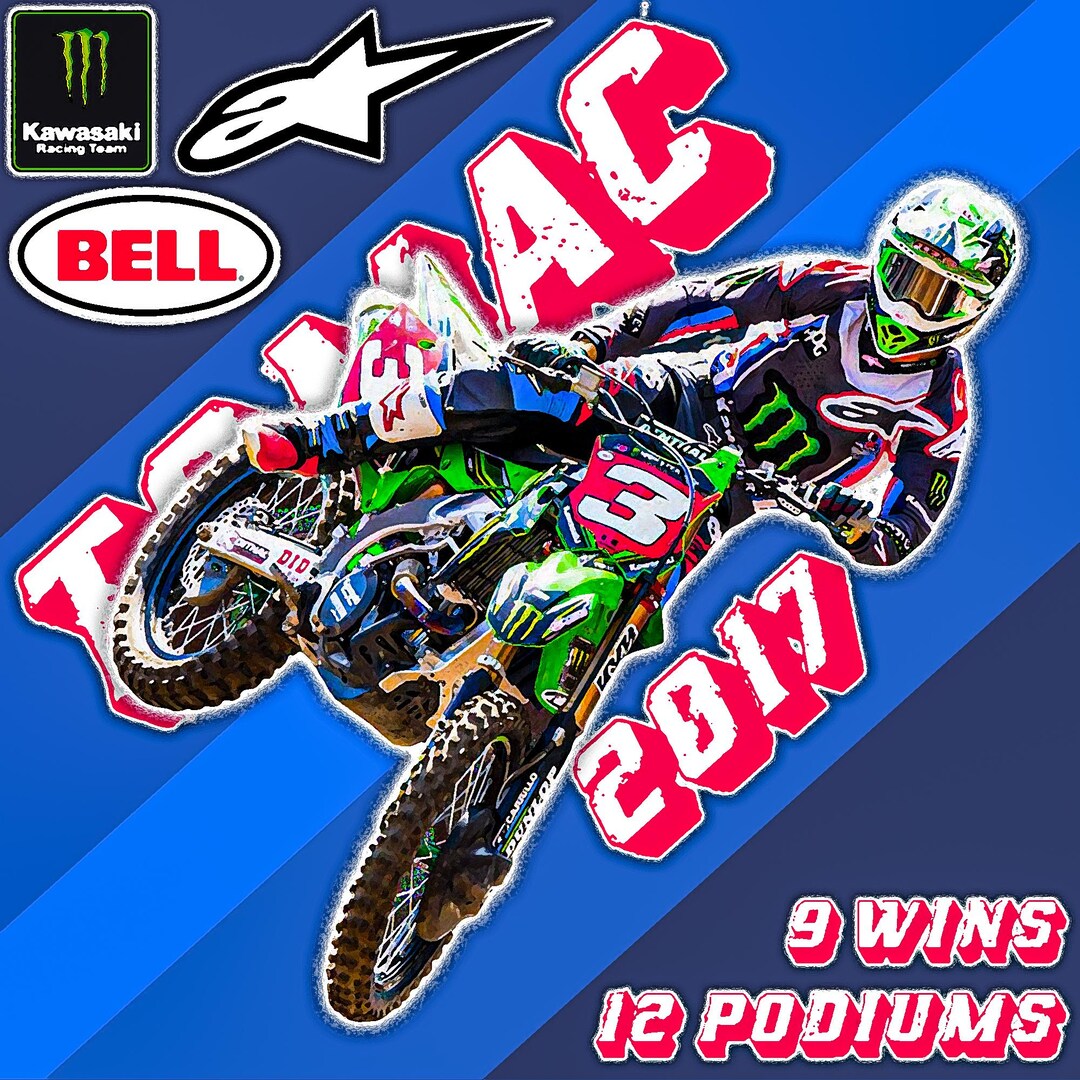 Eli Tomac 2017 Supercross Poster - Etsy