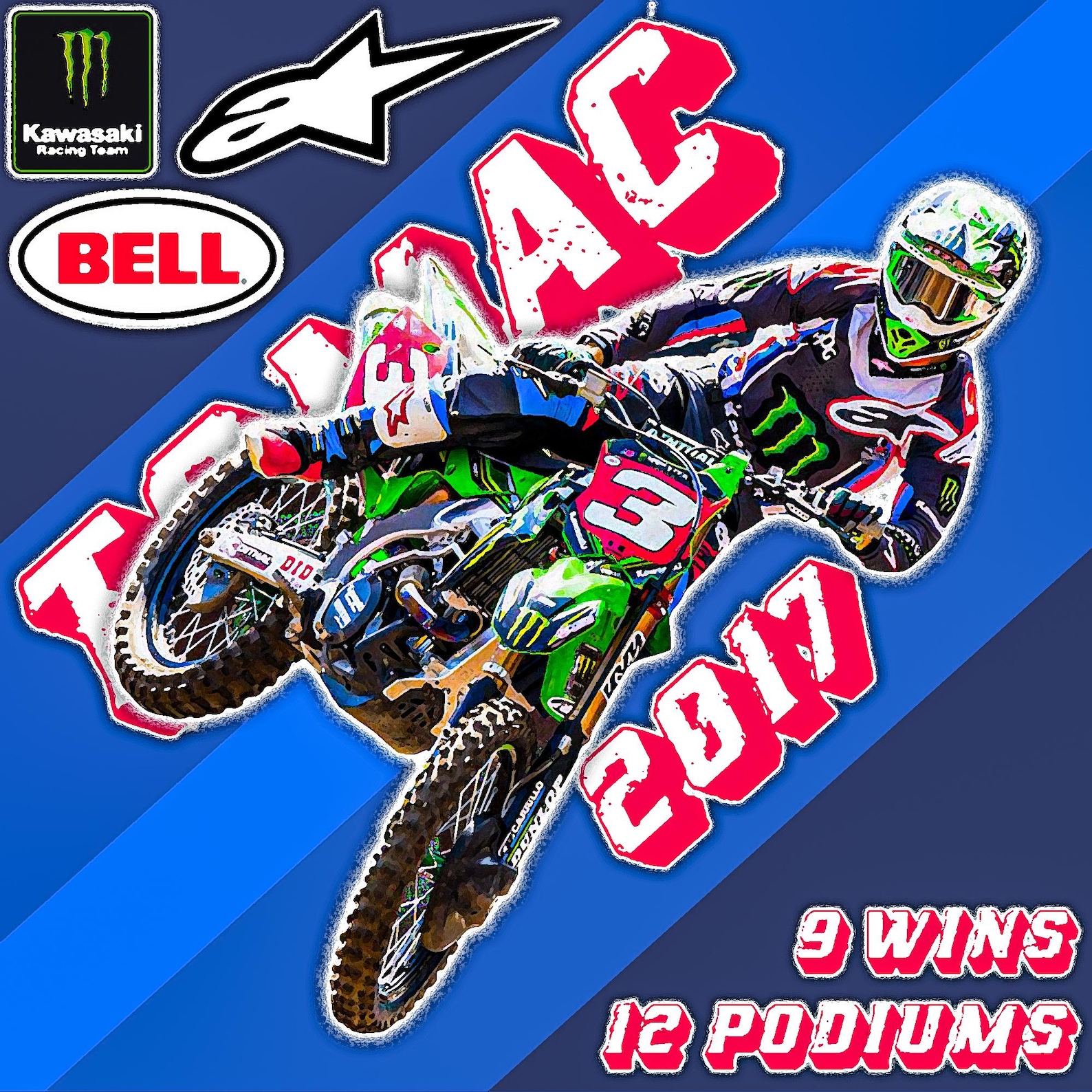 Eli Tomac 2017 Supercross Poster - Etsy