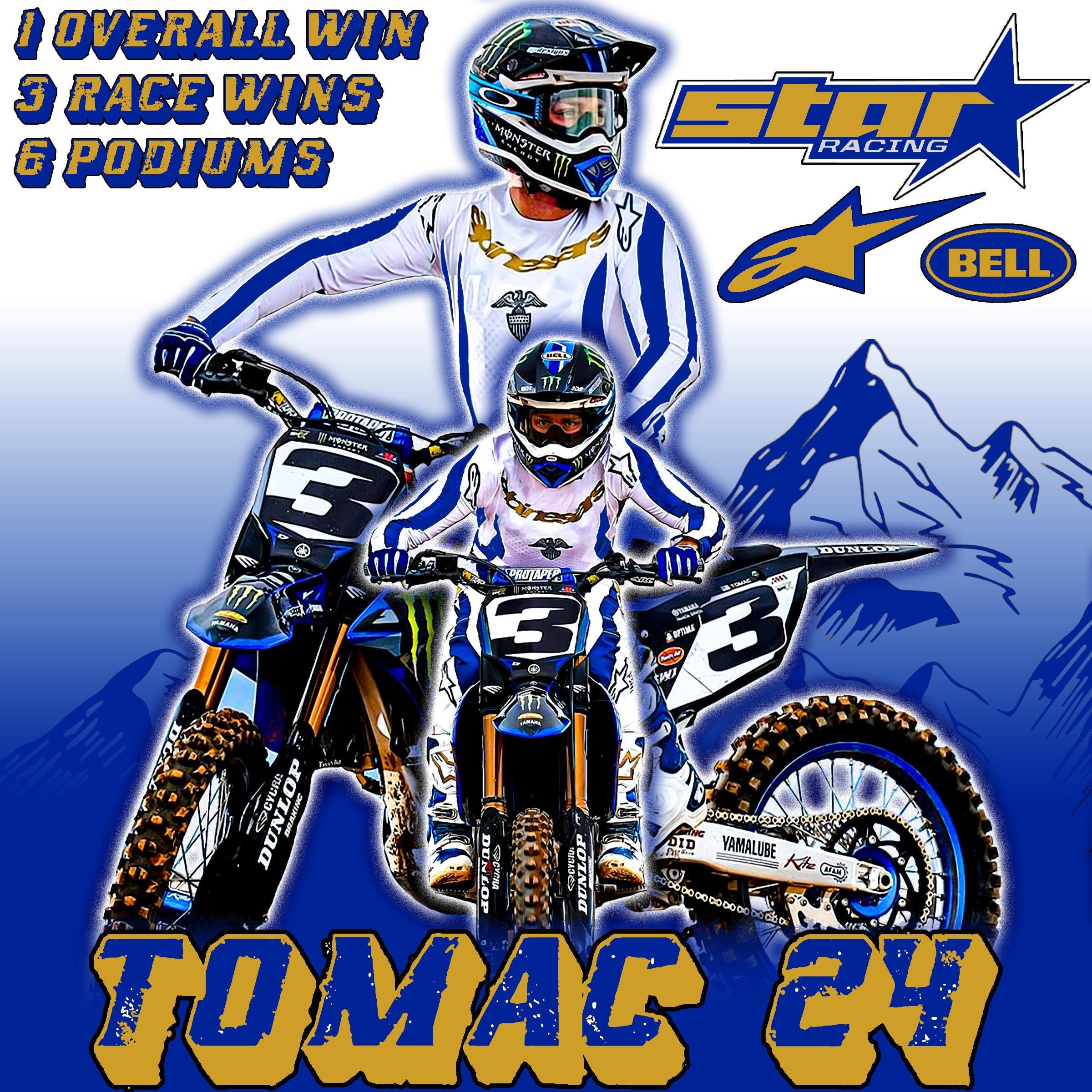 Eli Tomac 2024 Supercross Poster (two Versions) - Etsy