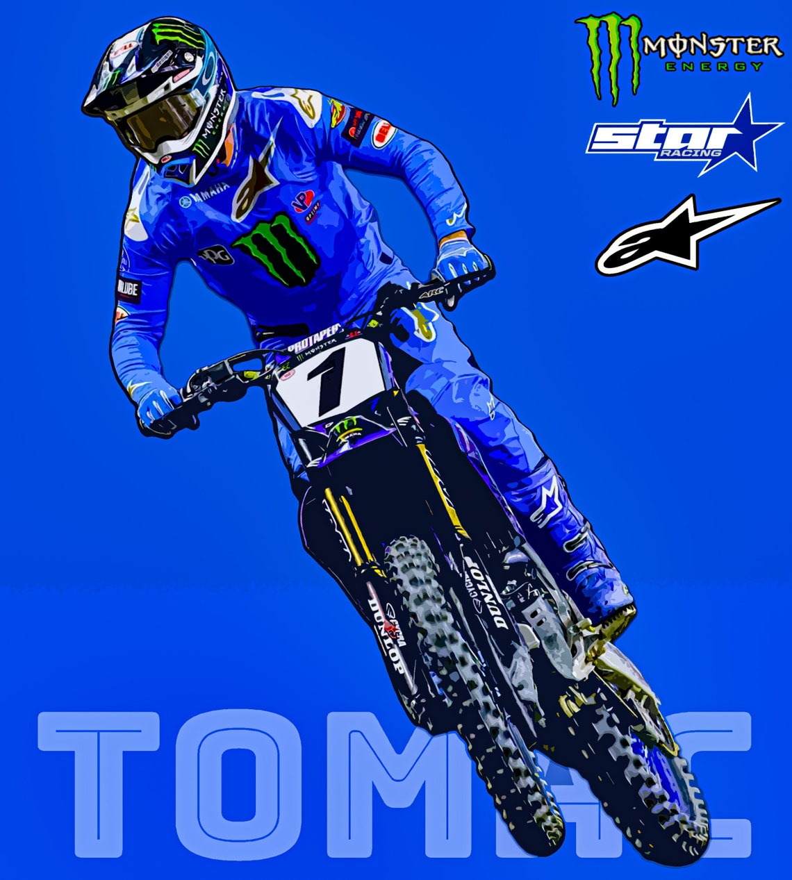 Eli Tomac 2023 Supercross Poster - Etsy
