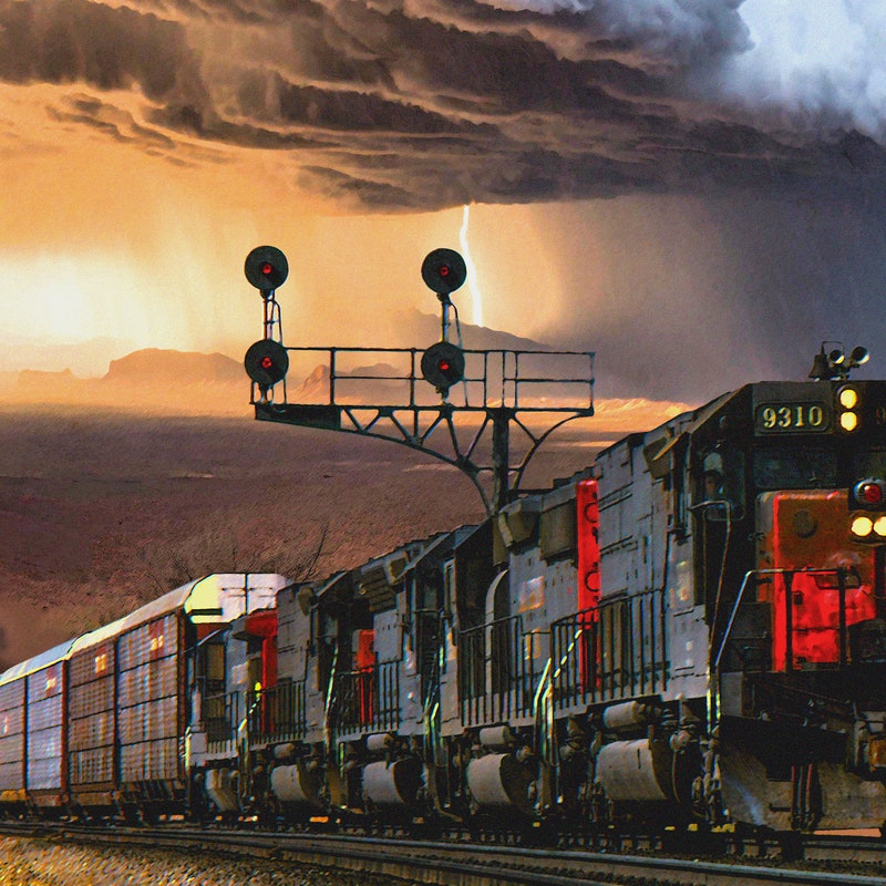 "southern Pacific" Railroad - Etsy Hong Kong