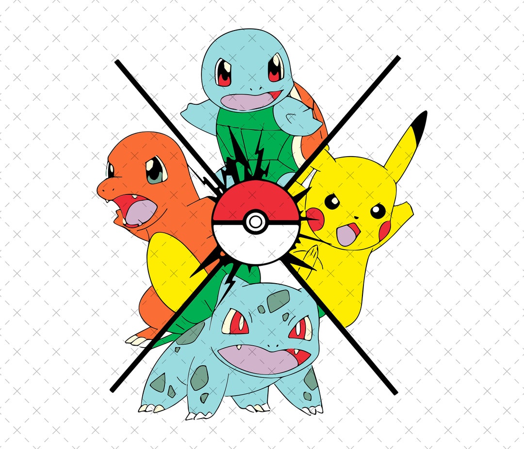 Pokemon, Pokemon Png, Pokemon Svg, Pokemon Png for Tshirt, Pokemon for ...