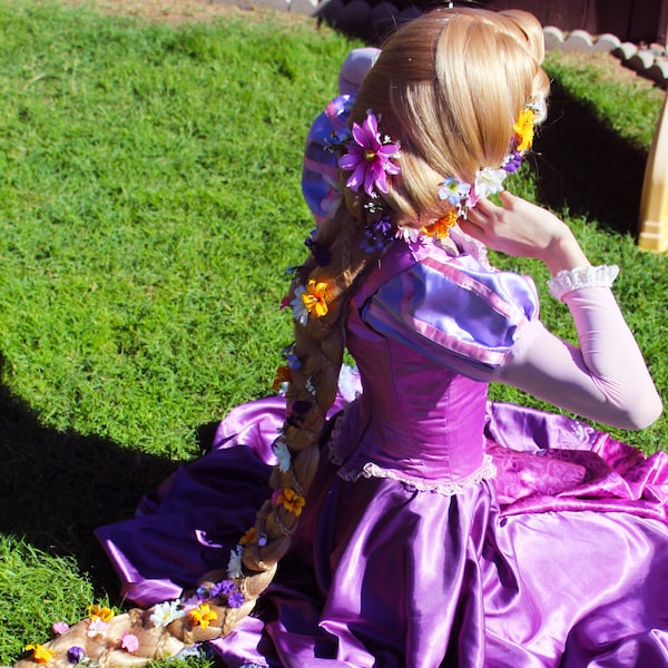 Rapunzel Wig Adult Cosplay Etsy Uk