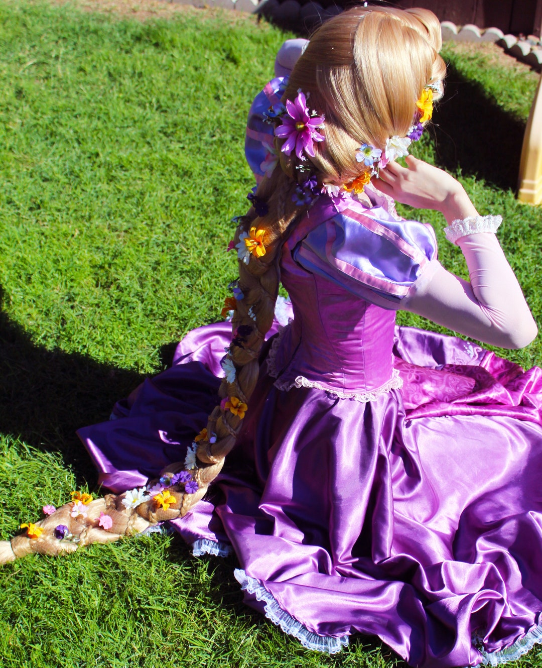 Rapunzel Cosplay Wig (movie Version) - Etsy