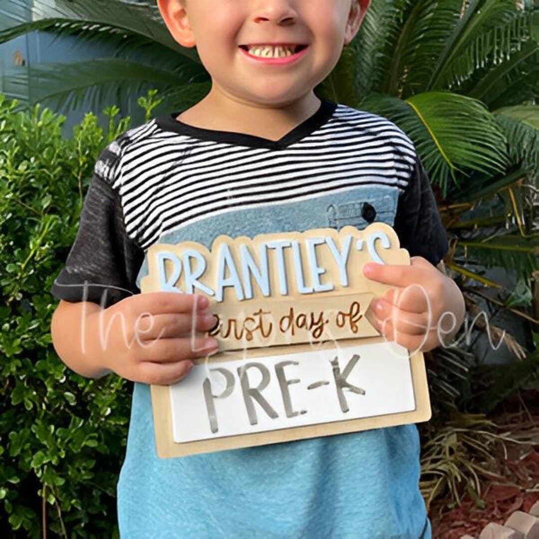 Firstlast Day of School Sign Scsign1 - Etsy