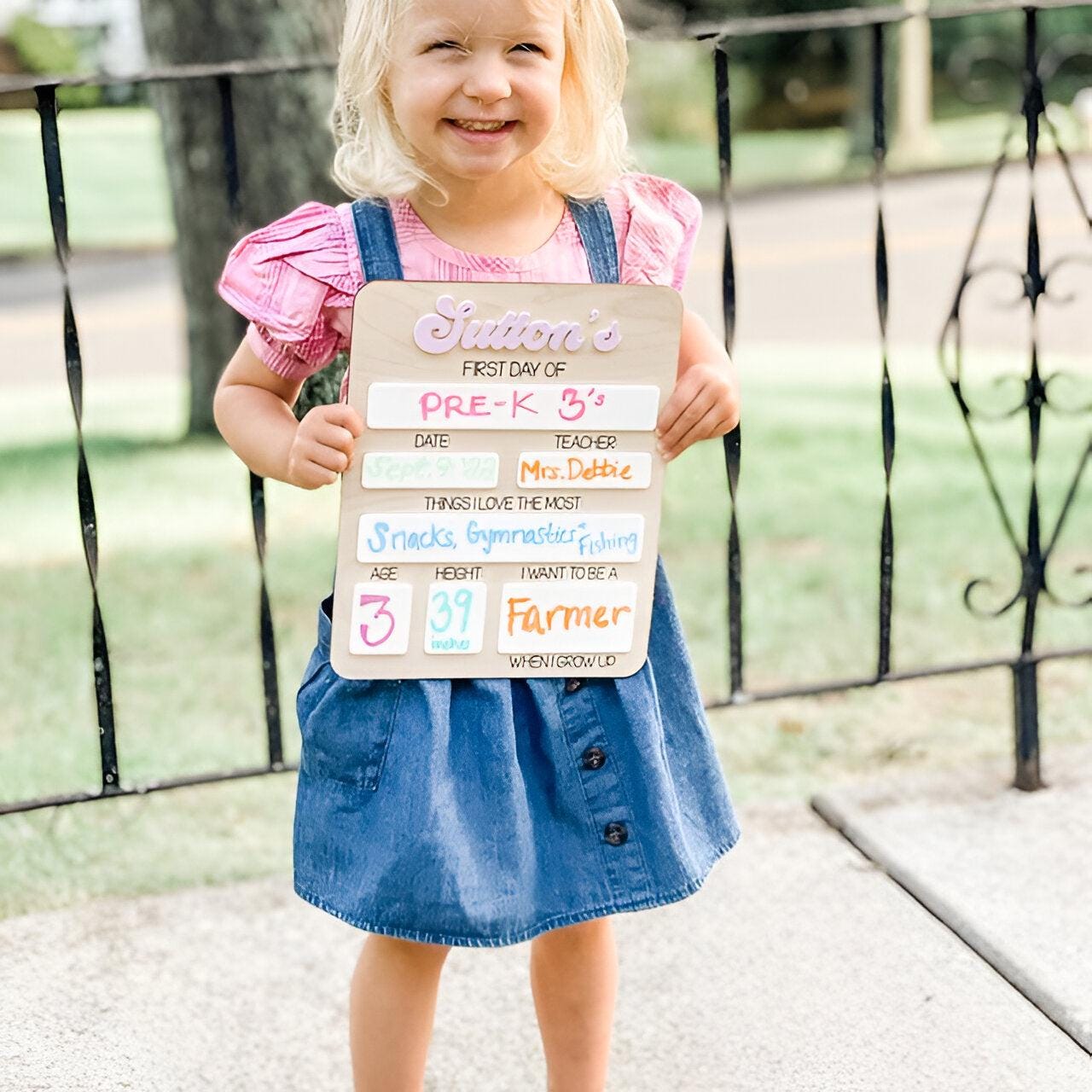 Back to School Sign First Day of School Sign, 1st Day of School Sign ...