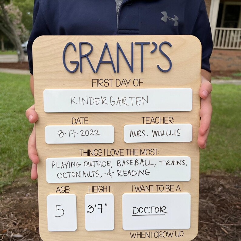 Back to School Sign First Day of School Sign, 1st Day of School Sign ...