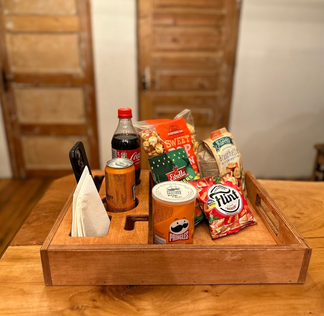 Sofa Bar, Couch Bar. Snack Plait, Snacks and Drinks, Gift, Tv Waching ...