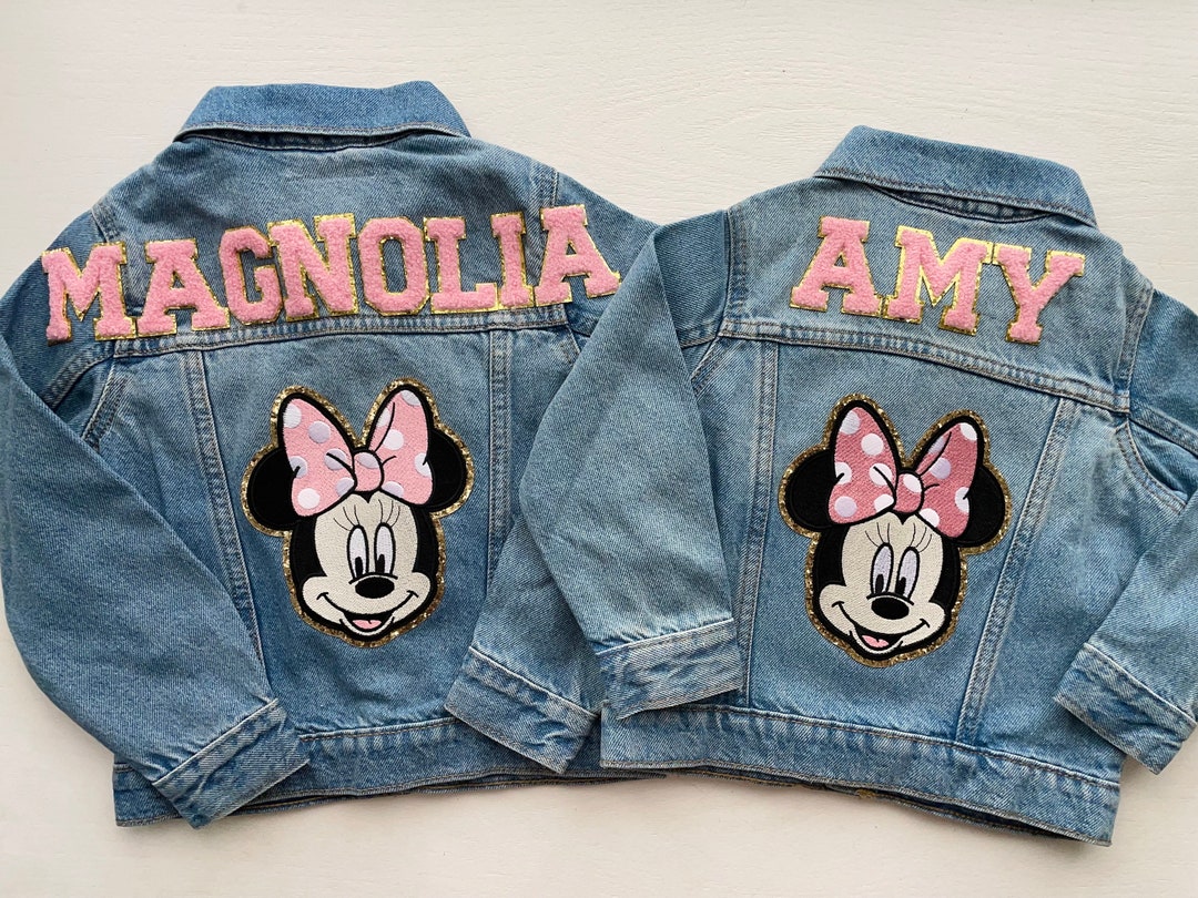 Personalized Jean Jacket, Girls Magical Park Patch Jean Jacket, Baby ...