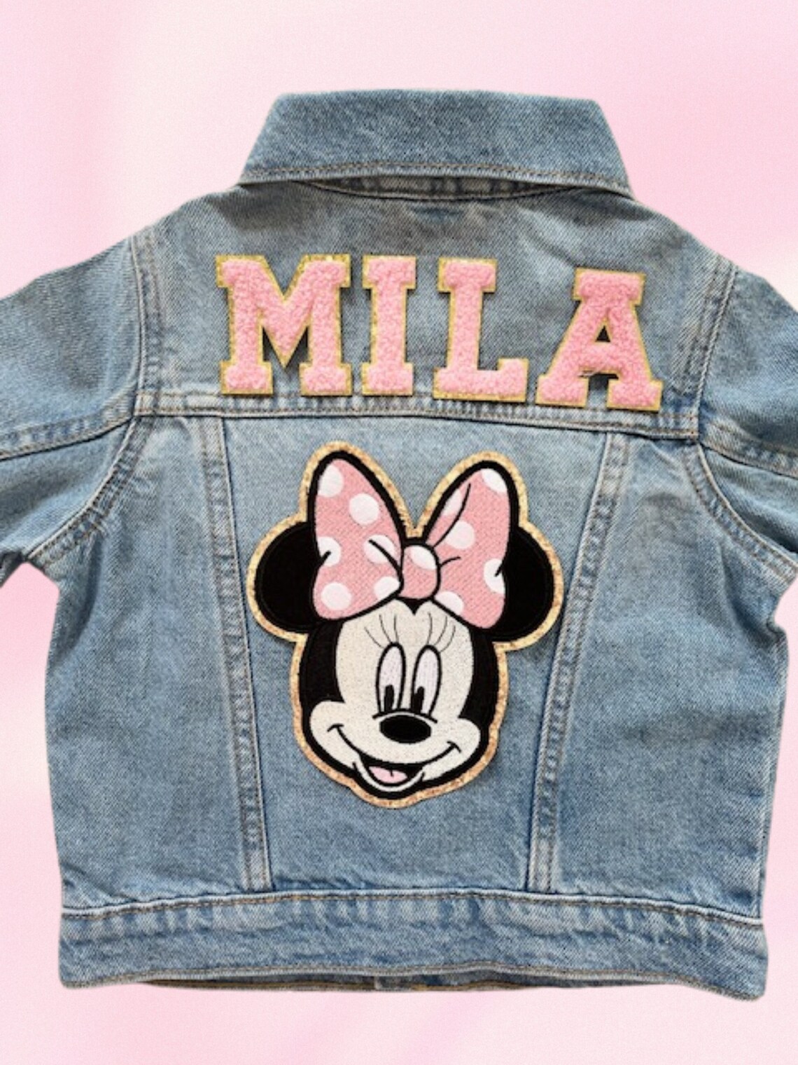 Personalized Jean Jacket, Girls Magical Park Patch Jean Jacket, Baby ...