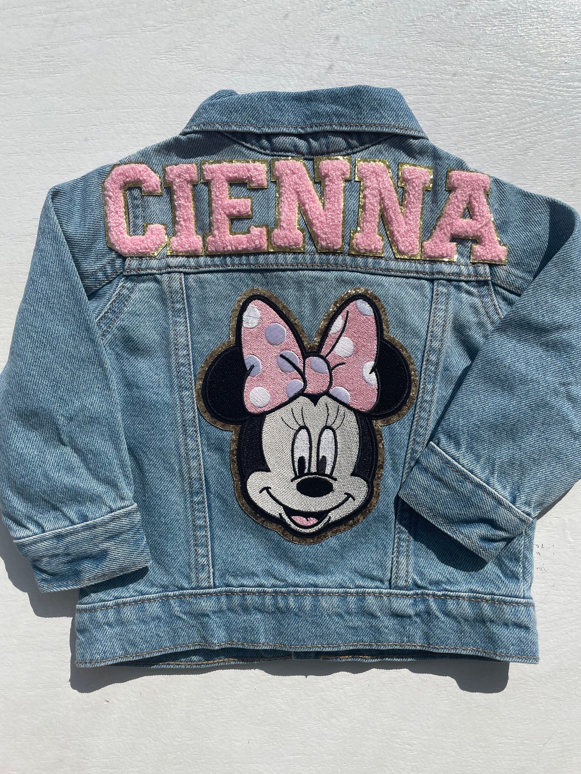 Personalized Jean Jacket, Girls Magical Park Patch Jean Jacket, Baby ...
