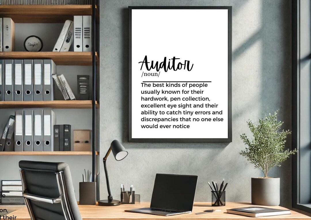 Auditor Definition Print: Funny Office Wall Art (digital Download) - Etsy