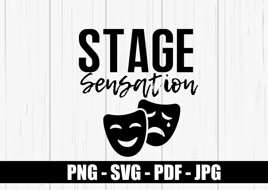 Actor Svg Stage Sensation Digital Download Digital Files Svg Pdf ...