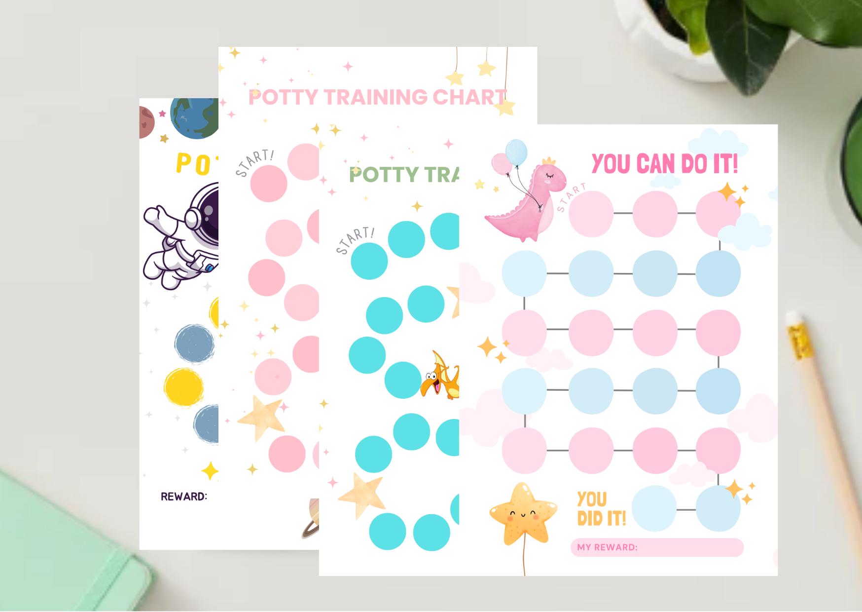 Potty Training Kit: Checklist, Chart & Certificate - Toddler Training ...