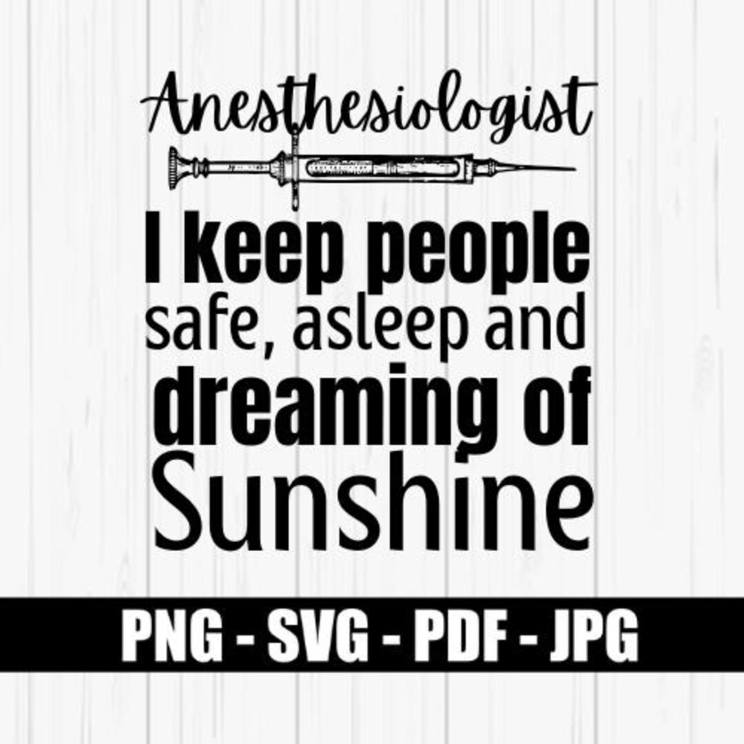 Anesthesiologist Svg Funny Medical Svg Nurse Anesthetist Svg Medical ...