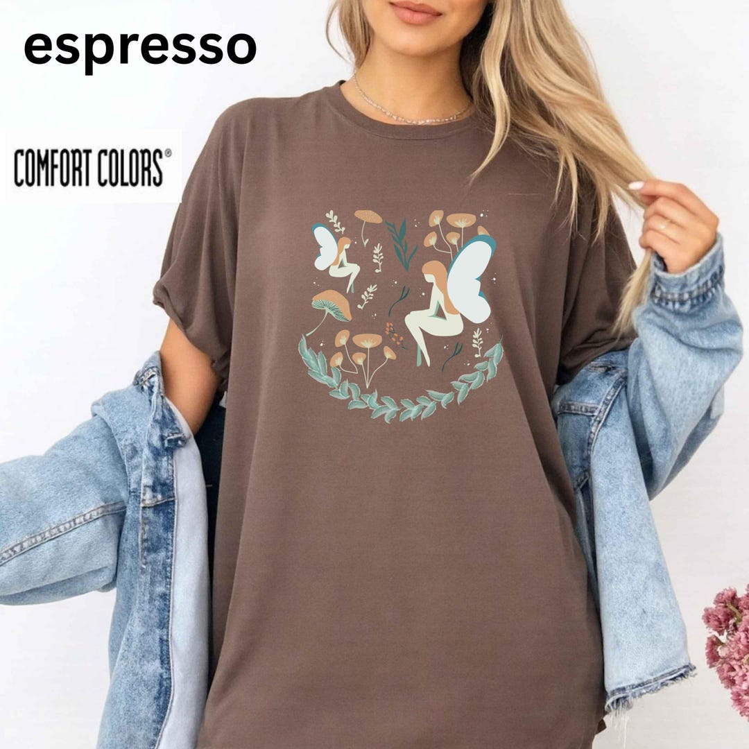 Fairycore Shirt, Whimsigoth Clothing, Oversized Comfort Colors Tee ...