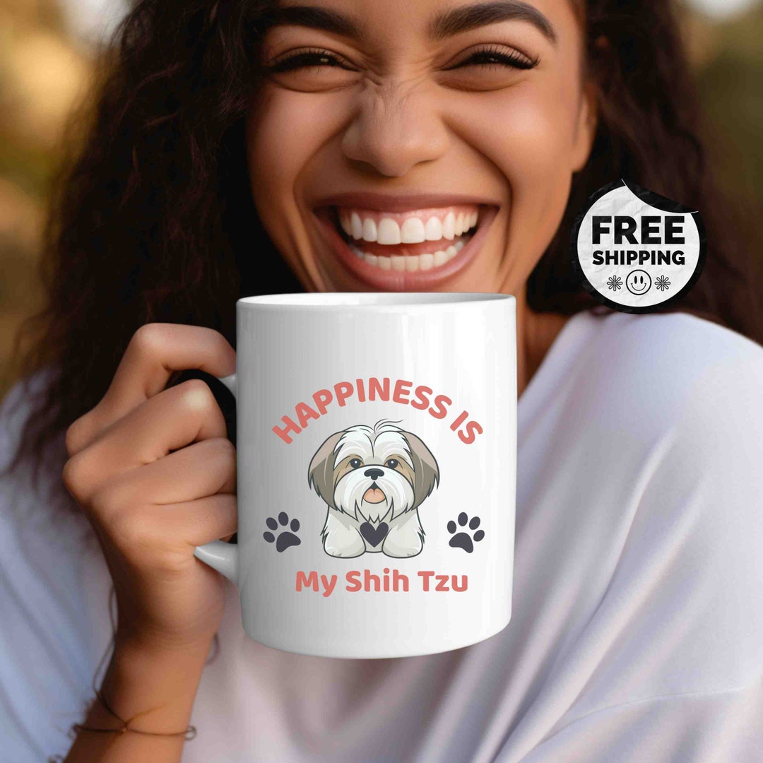 Shih Tzu Ceramic Coffee Mug, Dog Lover Gift (11oz or 15oz) - Etsy