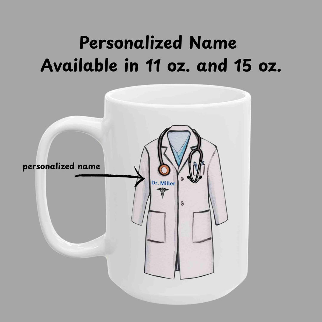 Personalized Doctor Mug, Custom Doctor Mug, Custom Doctor Gift ...