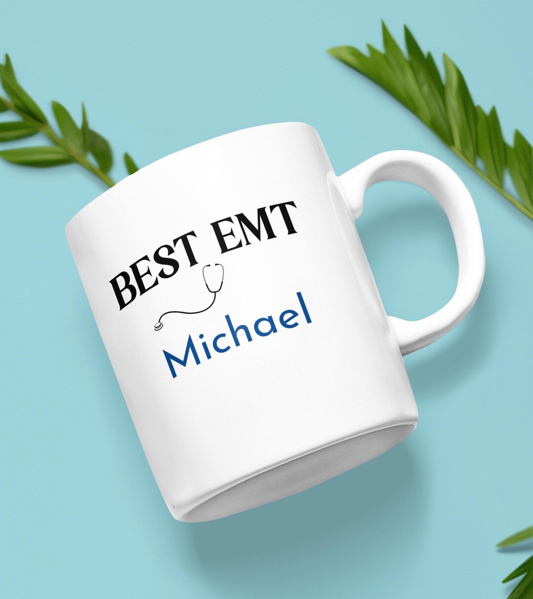 Best EMT Ceramic Mug, EMT Gifts, Personalized Coffee Cup, Emergency ...