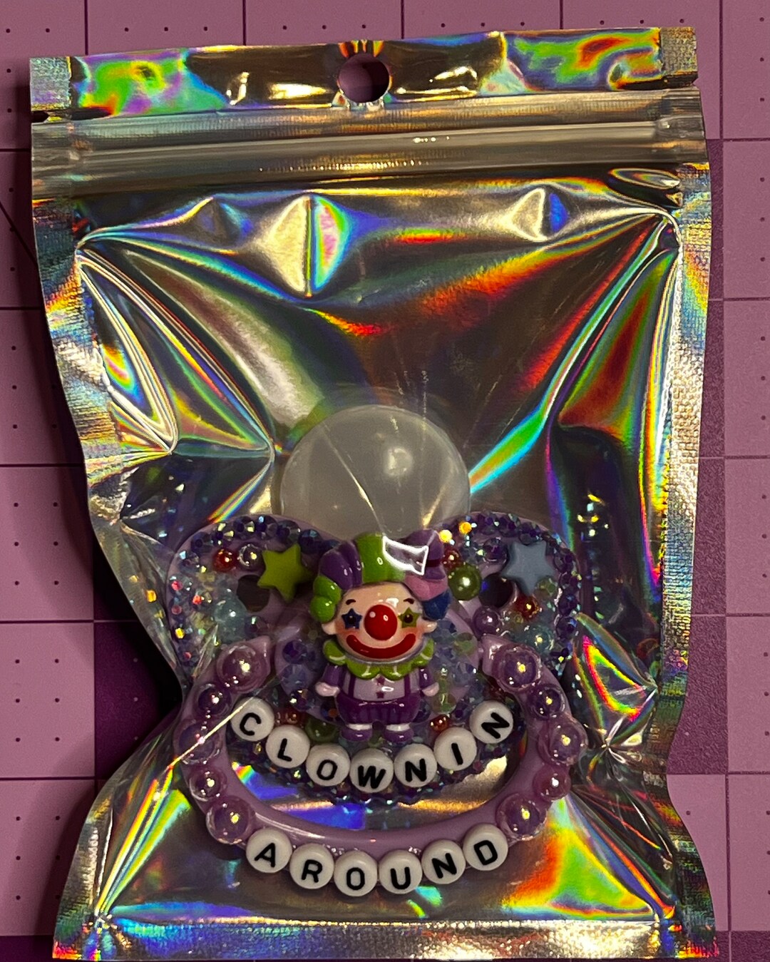 Rave/edm Deco Adult Pacifier - Etsy