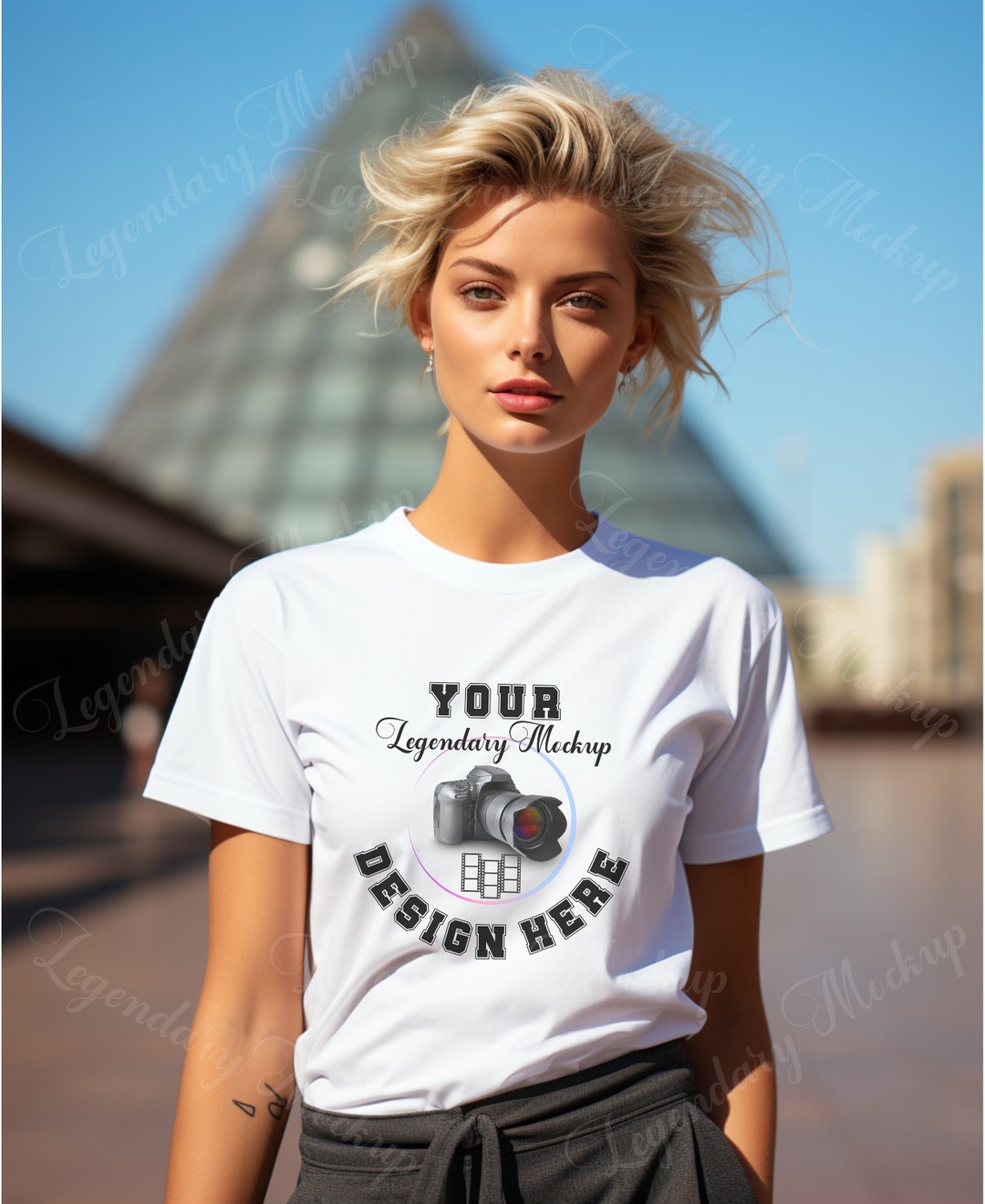 White Gildan 5000 Tshirt Mockup G500 White T-shirt Mockup T-shirt ...