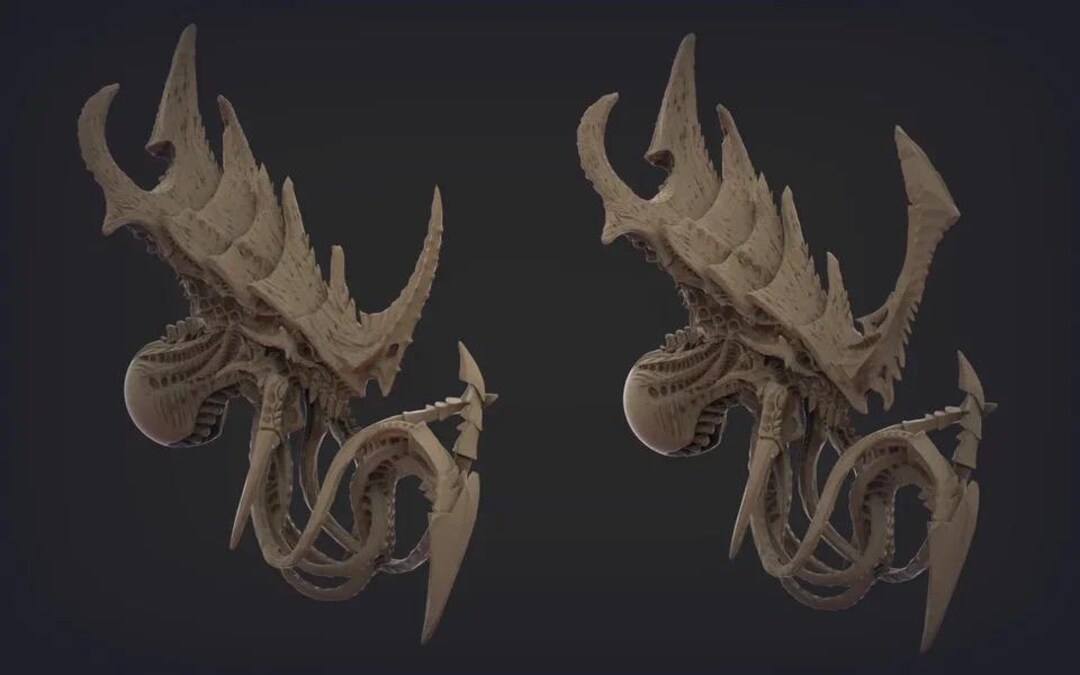 Alien Space Bugs: Tyrant Cthulhu Lord Bugs. Heads, Bodies, Bits ...