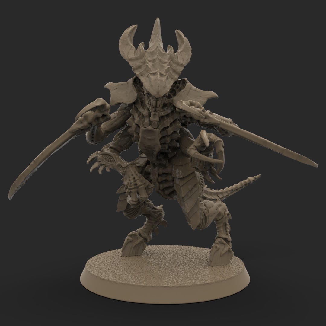 Alien Space Bugs: Warrior Bugs. Alpha Primes, Regular Warriors With ...