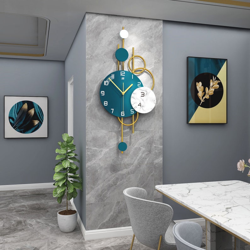 Handmade Avant-garde Wall Clock – Modern Abstract Art Decor - Etsy