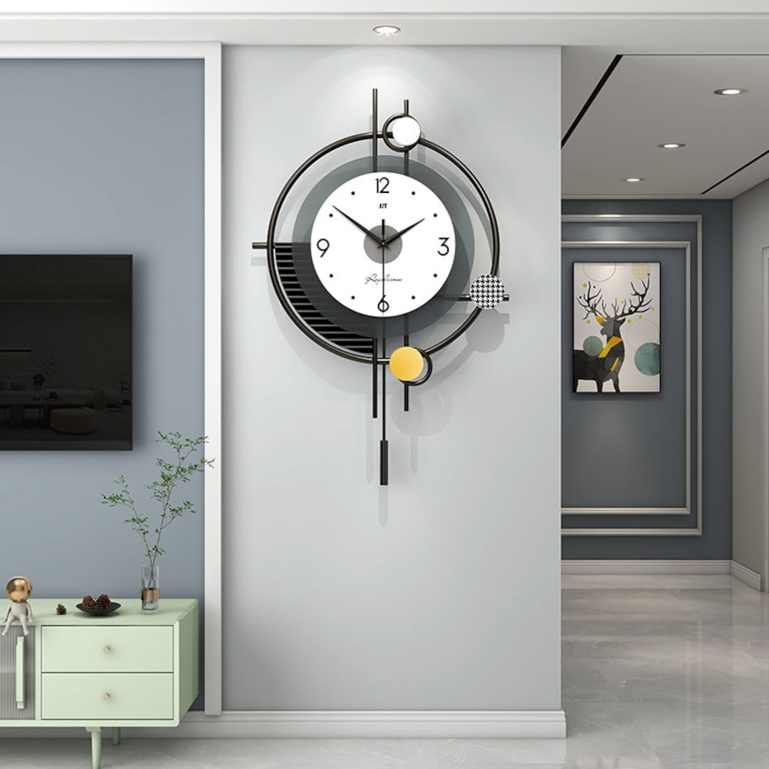 Handmade Fusion Wall Clock - Abstract Art, Modern Timepiece - Etsy