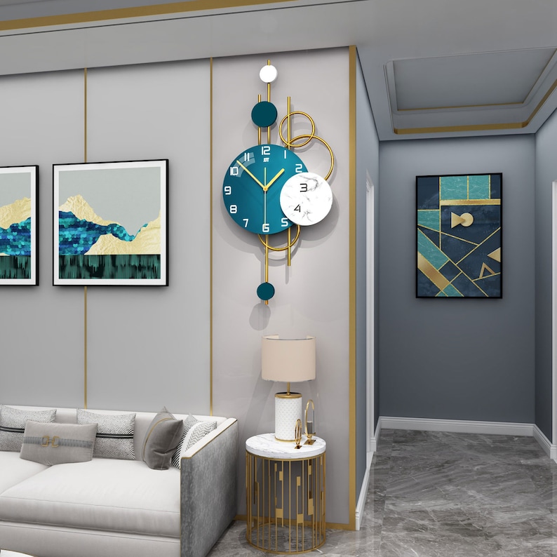 Handmade Avant-garde Wall Clock – Modern Abstract Art Decor - Etsy