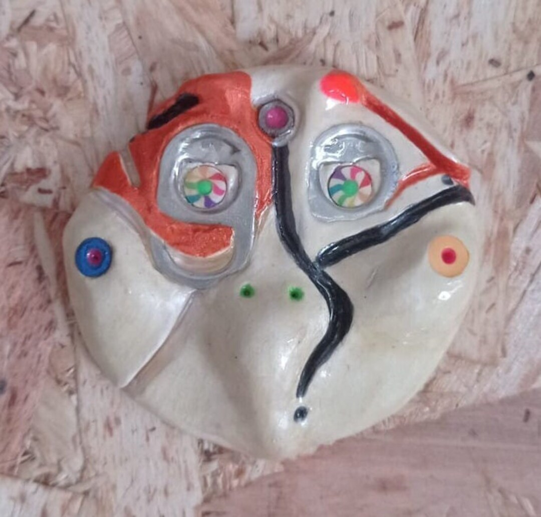 Parrot Magnet Handmade Magnet With Clay and Recycled Materials ...