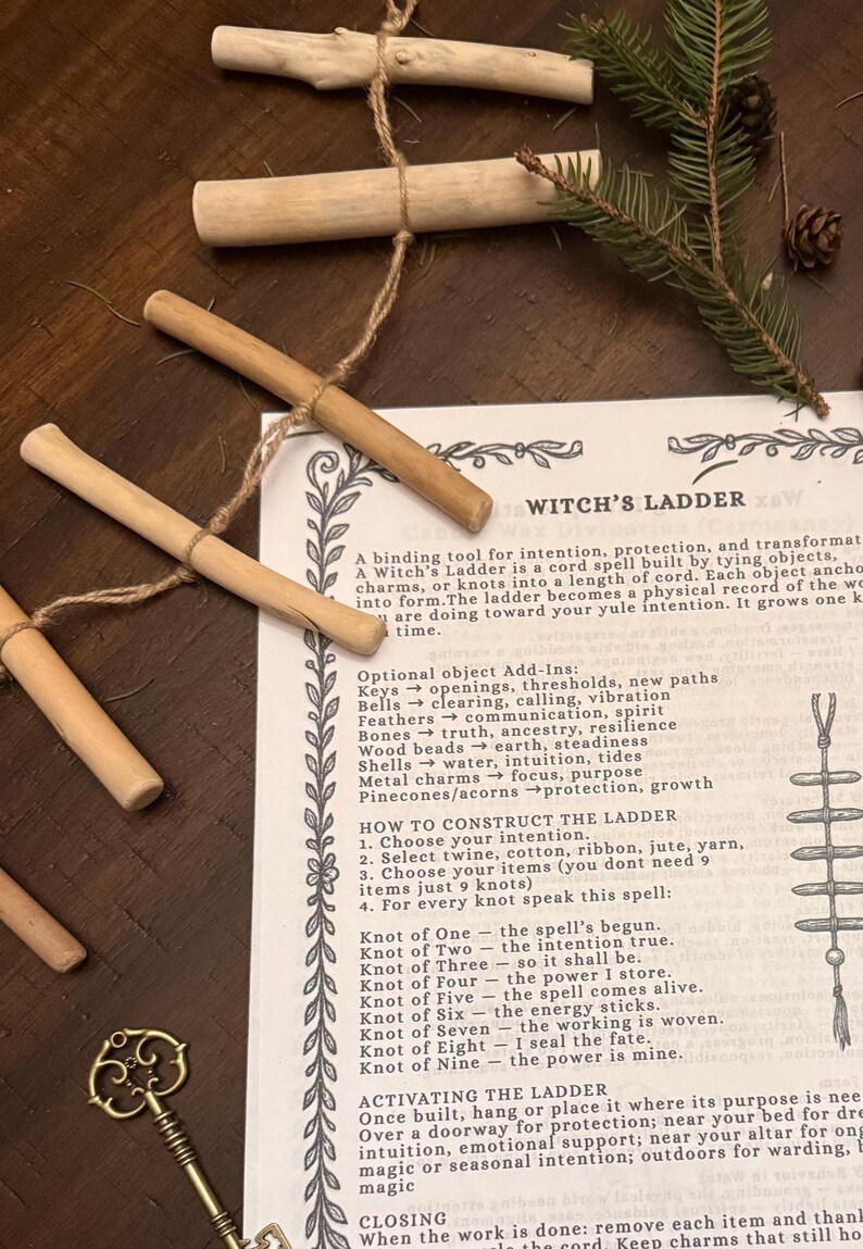 DIY Imbolc Witches Ladder Kit | Sensory Winter Witchcraft | Hands-on ...
