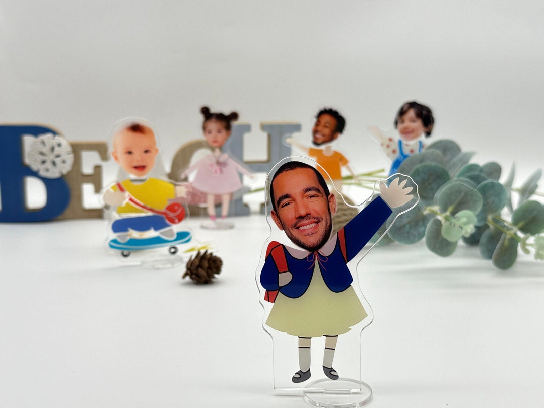 Personalize Photo Stand, Personalize Baby Face Standee, Custom Acrylic ...