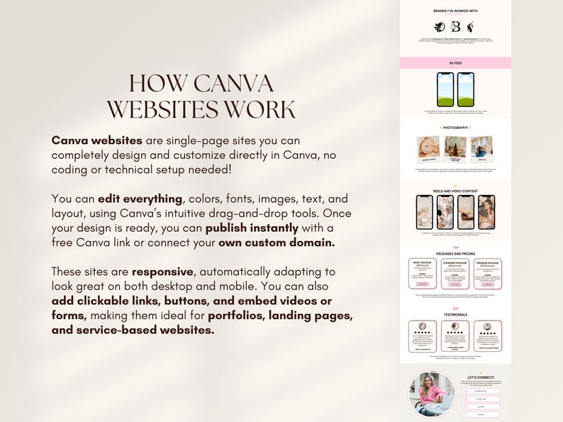 Plantilla de Canva editable para portafolio de gestor de redes sociales ...