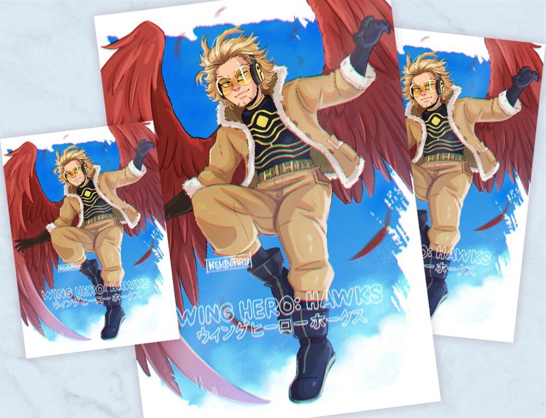 My Hero Academia - Wing Hero: Hawks - Etsy