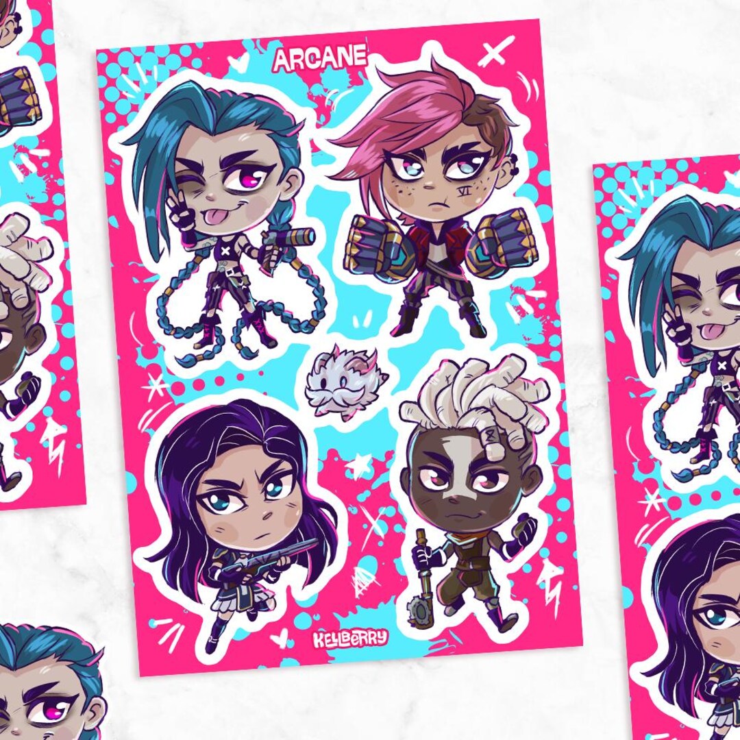 Arcane - Vinyl Sticker Sheet - Etsy