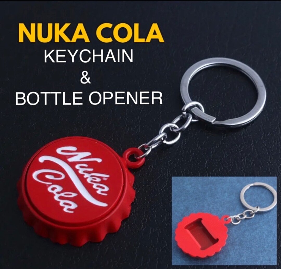 Fallout Nuka Cola Inspired Keychain / Keyring & Bottle Opener Keyring ...