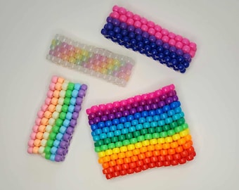 Custom Ladder Stitch Kandi Cuff Bracelets Pony Beads - Etsy