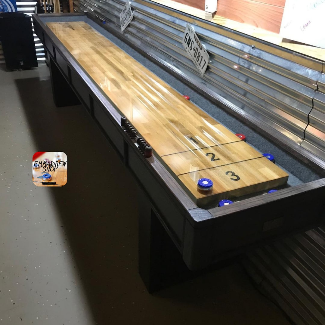 Board Game Table, 12' Shuffleboard Table, Indoor Outdoor Game - Etsy
