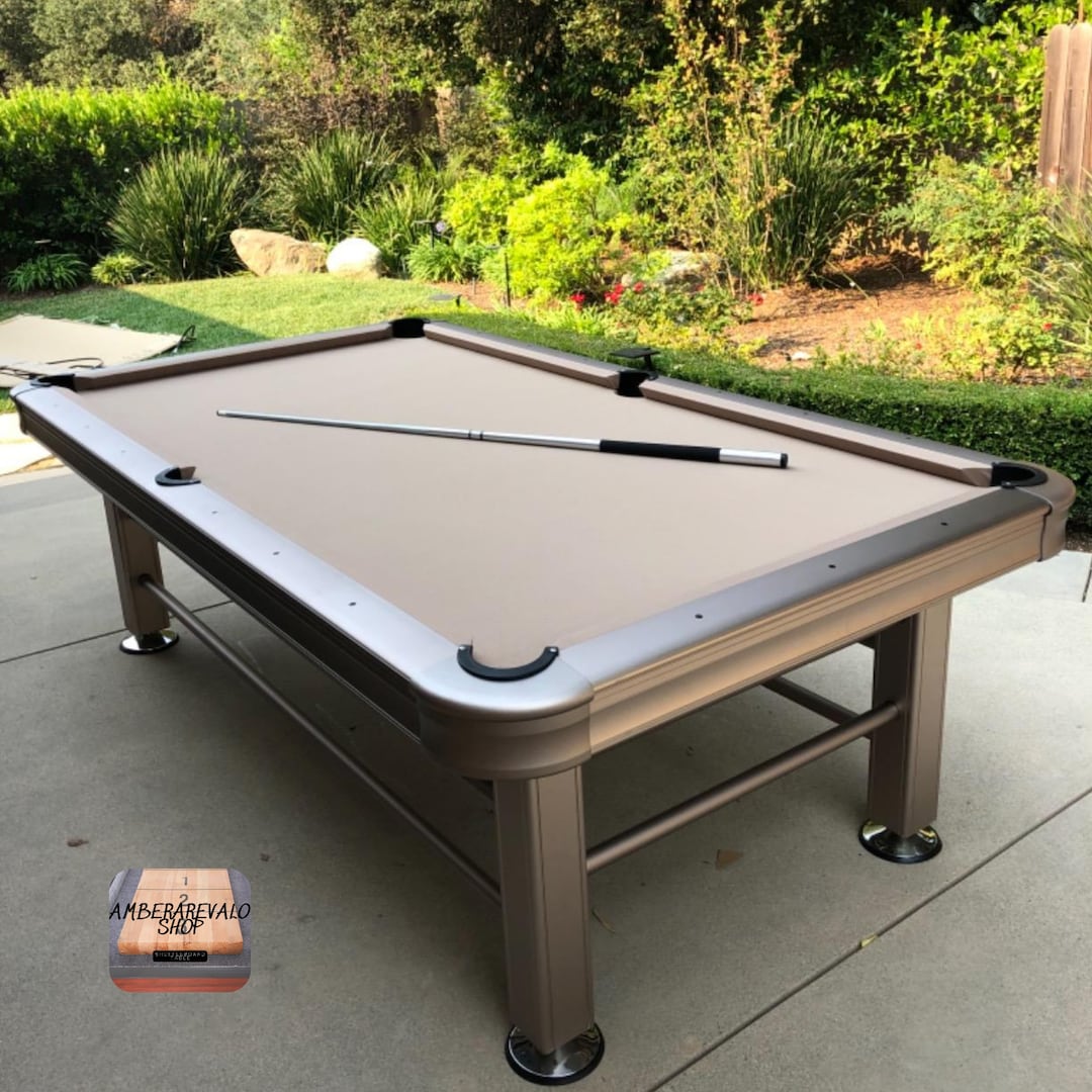 8-foot Outdoor Pool Table - Etsy