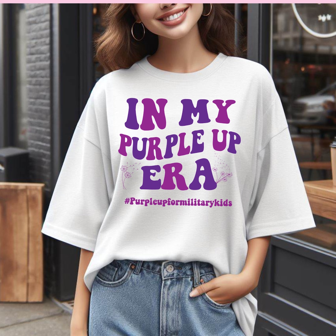 In My Purple up Era Png, Purple up for Military Kids Digital Files ...