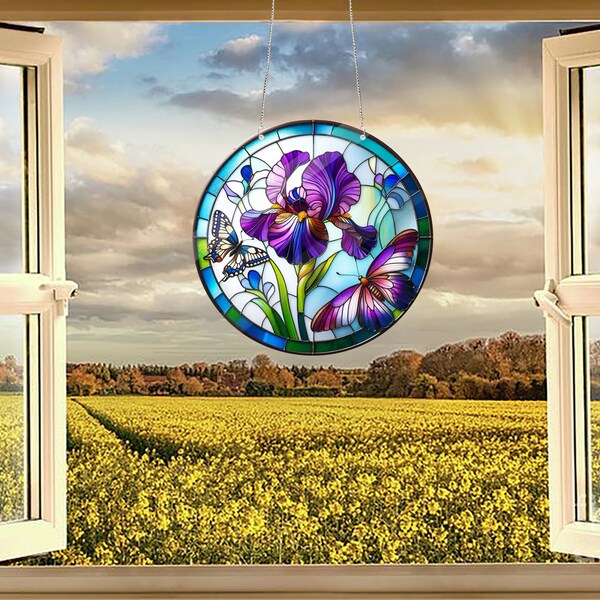 Purple Iris - Etsy
