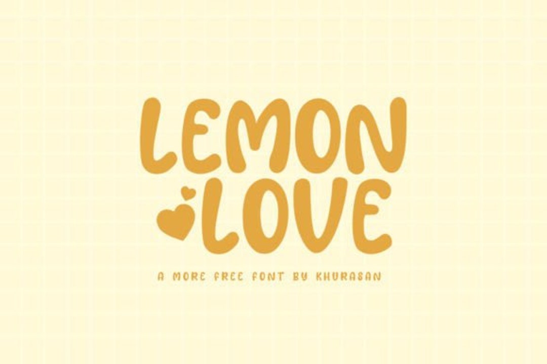 Lemon Love Font, Cute Handwritten Font, Cricut Font, Monoline Font ...
