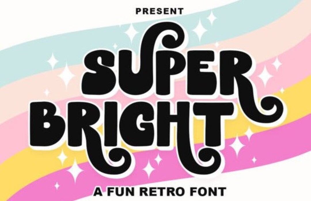 Super Bright Font, Display Font, Script Font, Wedding Font, Modern Font ...