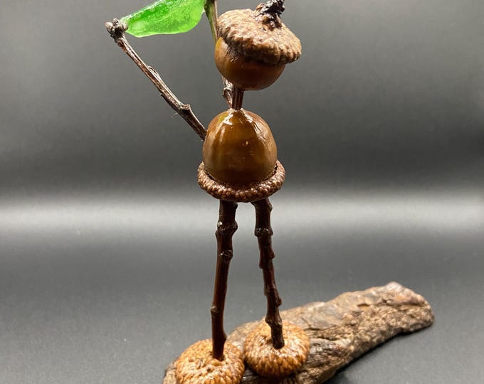 Acorn Free Floating Boat Figure, Acorn in Milkweed Boat Character ...