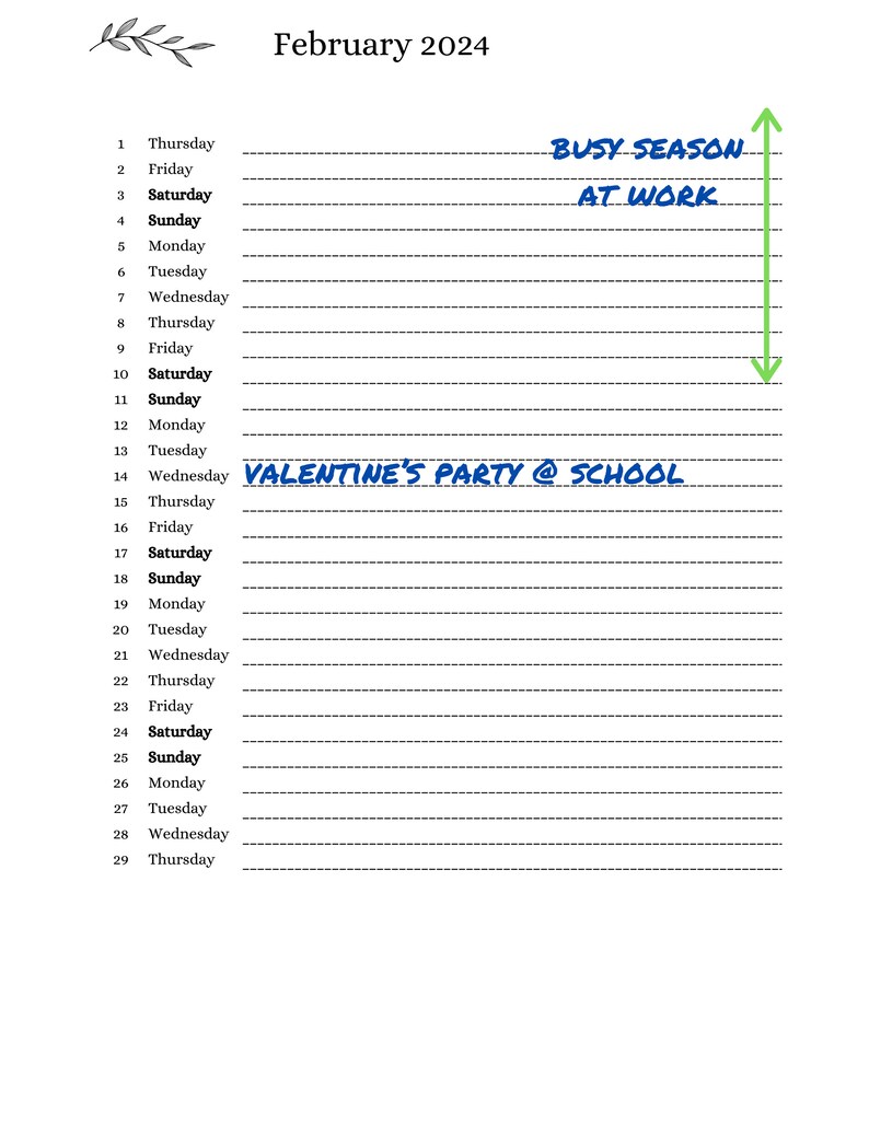 6AM Start, Letter-sized Printable Time Block Planner, 7-day View, 14 ...