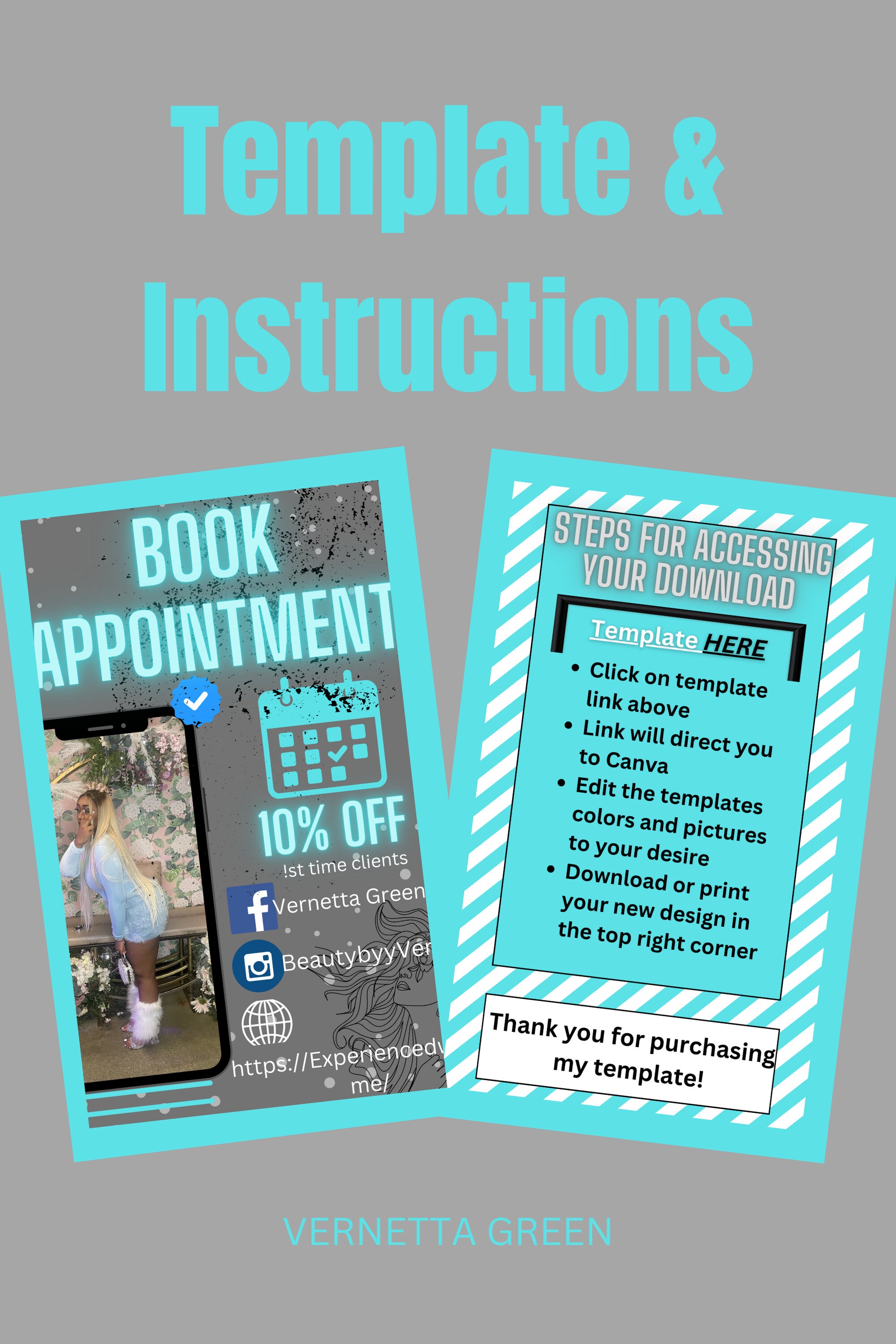 Editable Book Appointments Template Available - Etsy